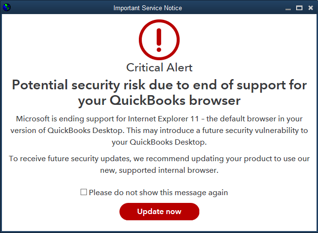 QuickBooks - Microsoft Ending Support for IE 11 QuickBooks - Microsoft Ending Support for IE 11